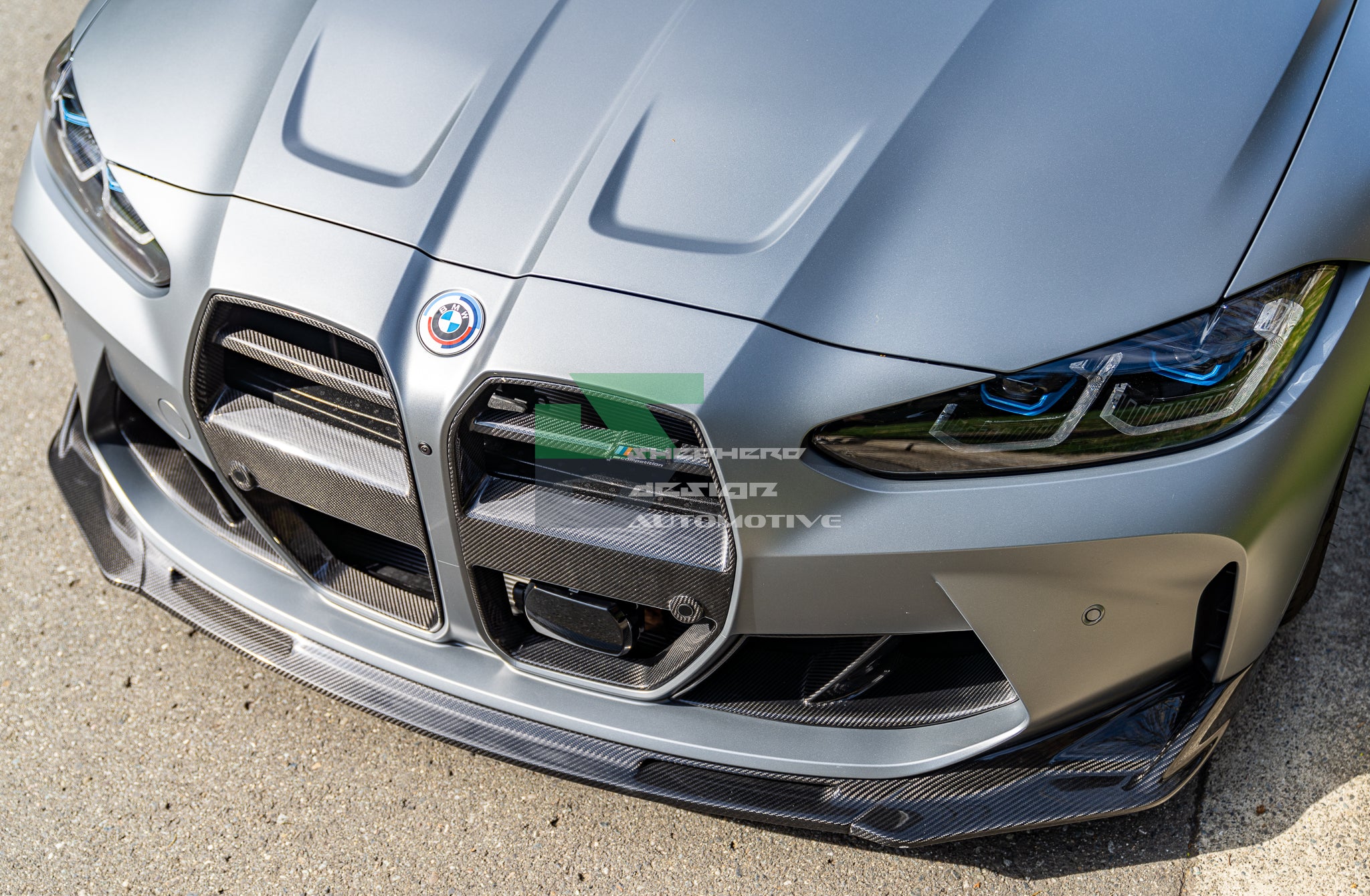 BMW G80/G82/G83 M3/M4 Dry Carbon Fiber V-Style Front Lip Spoiler, Sing ...